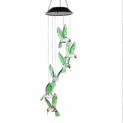 China 2700K Solar Hummingbird Wind Chime Solar Sensor 60 lm/w for sale
