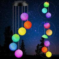 China Bluetooth Gift Solar Led Ball Wind Chime Mother Decoration Battery Power for sale