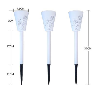 China 2700K Hollow Butterfly Insert Solar LED Garden Lights Colorful for sale