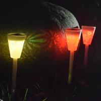 China 2700K Hollow Butterfly Insert Solar LED Garden Lights Colorful for sale