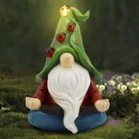 China Solar Light Crafts Panel Garden Statue Dwarf Solar Gift Lamp for sale