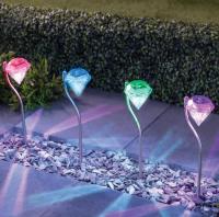 China Stainless Steel Spotlight Led Solar Lawn Light 0.5w 60lm/w for sale
