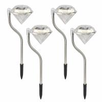 China Stainless Steel Spotlight Led Solar Lawn Light 0.5w 60lm/w for sale
