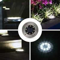 China IP67 Solar LED Garden Lights DC 6V 10 LED Solar Led Underground Light for sale