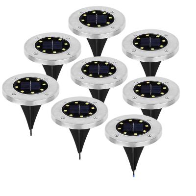 China IP67 Solar LED Garden Lights DC 6V 10 LED Solar Led Underground Light for sale