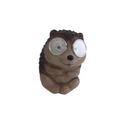 China Cute Animal Resin Decorative Solar Light Crafts Model Solar Luminous Lamp Garden Ornament for sale
