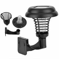 China Garden Lawn Pest Control MPPT Solar Powered LED Wall Light Bug Zappers for sale