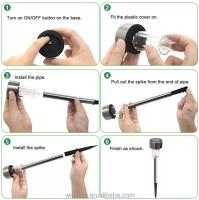 China IP55 Waterproof Solar LED Garden Lights 0.5W Outdoor Solar Walkway Lights for sale
