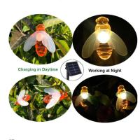 China Outdoor Solar Powered LED String Lights Bee Solar Fairy Lights 5M/9M for sale