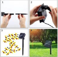 China Outdoor Solar Powered LED String Lights Bee Solar Fairy Lights 5M/9M for sale
