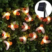 China Outdoor Solar Powered LED String Lights Bee Solar Fairy Lights 5M/9M for sale