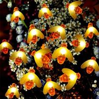 China Outdoor Solar Powered LED String Lights Bee Solar Fairy Lights 5M/9M for sale