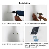 China 150W Monitoring Solar LED Flood Lights Solar Charging And Discharging System for sale