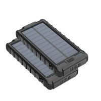 China Outdoor 10000mAh  Solar Panel Charger Bank 280g Quick Charge Support for sale