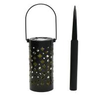 China Waterproof Decorative Solar LED Garden Lights Star Moon Hollow Light 6000K for sale