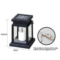 China Quick Install Decorative Solar Candle Lights Outdoor Hanging IP65 Warm White for sale