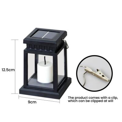 China Quick Install Decorative Solar Candle Lights Outdoor Hanging IP65 Warm White for sale