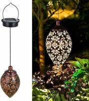 China Night IP66 Solar LED Garden Lights Garland Retro Solar Powered Decorative Lanterns 3500K for sale
