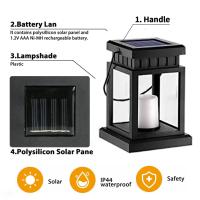 China Retro 5LM Solar Lantern Garden Lights Outdoor Hanging Waterproof Garden Patio Lawn Landscaping for sale