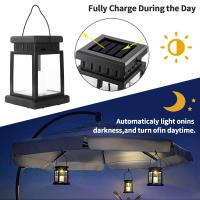 China Retro 5LM Solar Lantern Garden Lights Outdoor Hanging Waterproof Garden Patio Lawn Landscaping for sale
