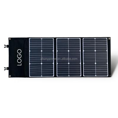 China 60w 100w Folding Solar Panel 3 Fold 5 Fold Charging CE ROHS ISO9001 for sale