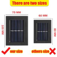 China 2/6LED Up And Down Solar Powered LED Wall Light Stair Aisle Outdoor Garden Decoration for sale