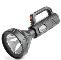 China Emergency Strong 6000K Rechargeable Solar Charged Flashlight IP65 85 Lm/W for sale