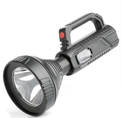 China Emergency Strong 6000K Rechargeable Solar Charged Flashlight IP65 85 Lm/W for sale