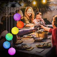 China Garden 1.2v Solar Gift Lights Solar Wind Chimes Garden Outdoor Decoration for sale