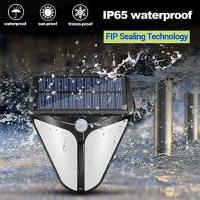 China Garden IP65 Solar Powered LED Wall Light Intelligent Human Body Induction Eagle Eye Light 6000K for sale