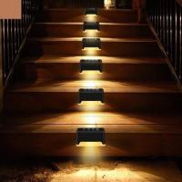 China Outdoor Waterproof Garden Solar Deck Step Lights Balcony Fence LED Solar Lights 2700K for sale