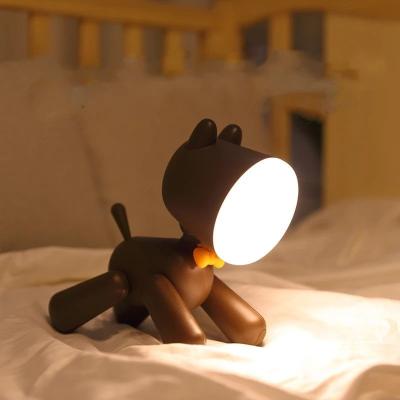 China 3500K Solar Gift Light LED Dog Night Light USB Charging for sale