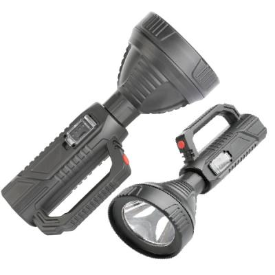China IP65 Waterproof Strong Solar Emergency Lights Flashlight Rechargeable Outdoor Spotlight for sale