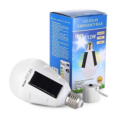 China 1200mah Solar Emergency Lights Rechargeable Solar Light Bulb IP65 for sale