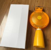 China Signal Warning Flashing Solar Traffic Warning Light 360g for sale