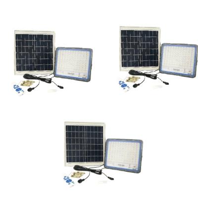 China 360LED 6500K 100 Watts 200 Watt Outdoor Solar Floodlight Waterproof IP67 for sale