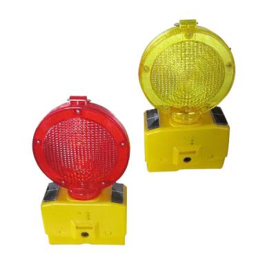 China LED Flashing Solar Traffic Warning Light / Solar Powered Traffic Cone Lights for sale