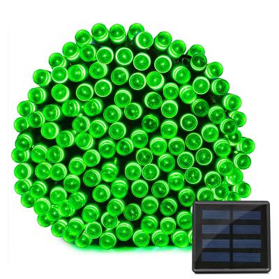 China Christmas 1000cm Solar Powered LED String Lights 100 LED Blink/Blink Copper Wire Waterproof for sale