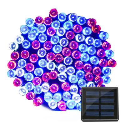 China 1000cm 200 LED Blink Solar Powered LED String Lights Waterproof IP65 for sale