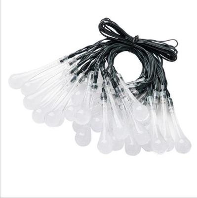 China LED Colorful Water Drop Solar Fairy Lights Outdoor Waterproof For Garden Lawn 9M*60LED for sale