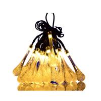 China Multiple Colors Solar LED String Lights LED Water Drop Fairy Light 4.5V 24lm/w WX-SDD-003 for sale