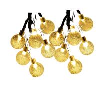 China Bubble Ball Solar Powered Star String Lights 50LED CRI80 4.5v for sale