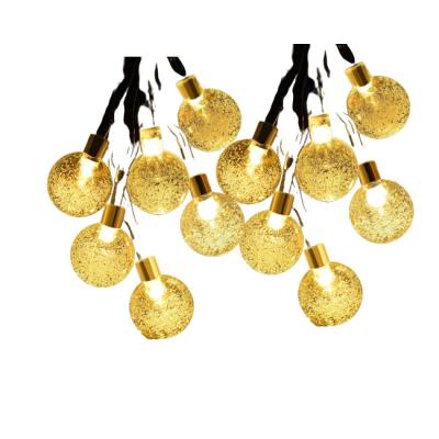 China Bubble Ball Solar Powered Star String Lights 50LED CRI80 4.5v for sale