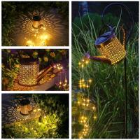 China Sprinkling Solar Powered Fairy Lights Waterproof Shower Outdoor Lantern Light for sale