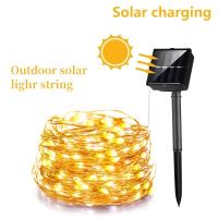 China Modern Style Solar LED Garden Lights IP65 Waterproof Outdoor Festoon Lights for sale