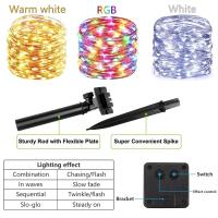 China Modern Style Solar LED Garden Lights IP65 Waterproof Outdoor Festoon Lights for sale