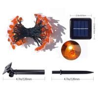 China Solar Powered Honey Bee Fairy String Lights 20 LEDs For Outdoor Garden for sale