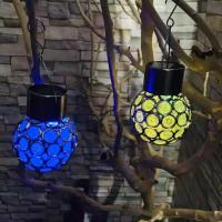 China Waterproof Solar LED Lantern Hanging Light Outdoor Garden Courtyard Atmosphere Light for sale