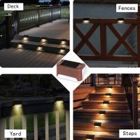China Outdoor Garden Solar Patio Step Lights Waterproof Landscape Lights for sale