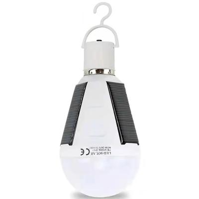 China Portable Solar Emergency Lights USB Rechargeable For Power Outage Failure Camping Hiking for sale